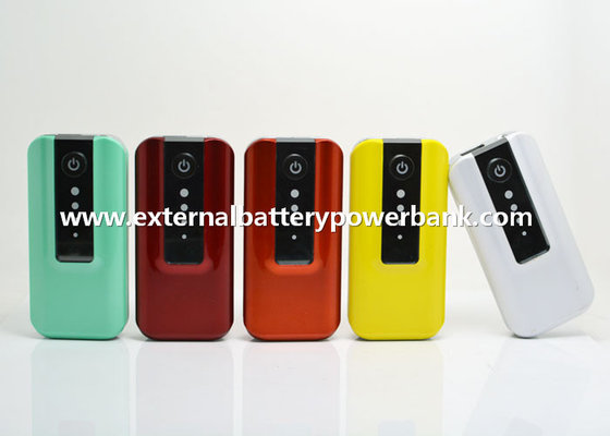 UV Plastic 18650 Universal Portable Mobile Power Bank , External Battery Charger
