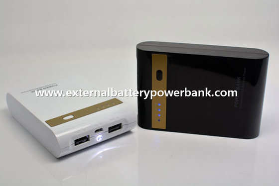 Square 2 USB Power Bank  Portable Charger with Strong LED Flashlight