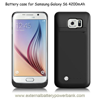 Samsung Galaxy S6 External Battery Case Handle Bracing Protect
