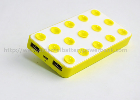 4000mAh Mobile Charging Power Bank Sucker With USB Output Ports