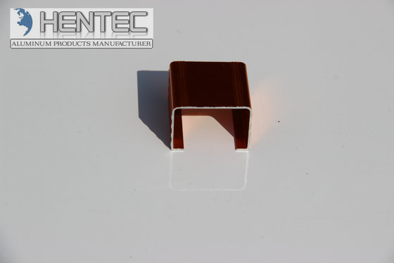 6063 - T5 Anodizing  Aluminum Profile with Cutting / Drilling / Machining