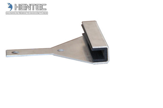 Durable solar panel roof mounting brackets , extruded aluminum profiles