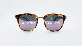 China Acetate metal Ladies Sunglasses fashion design for Women UV 400 supplier