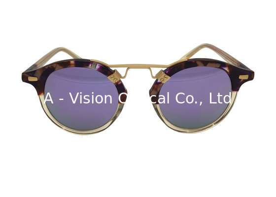 Lamination acetate sunglasses Lady's accessories bestselling pattern supplier