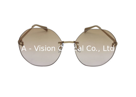 Lightweight rimless titanium sunglasses Men Women accessories UV protection 100% supplier