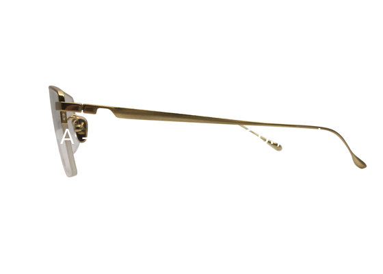 Semi rim Men's titanium optical frame Classic eyewear high quality supplier