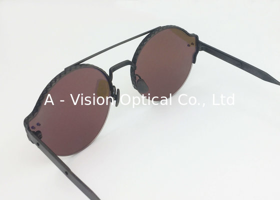 Big round metro style metal sunglasses Men Women hot selling UV 400 supplier