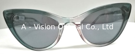 Super cateye sunglasses Plastic sun wear polarized lens Natural material supplier