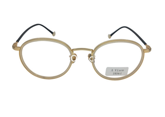 Round metal optical frame Women's eyewear fasion design 2018 new pattern supplier