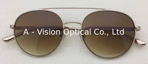 Retro metal sunglasses accessories round shape for Porsche design supplier