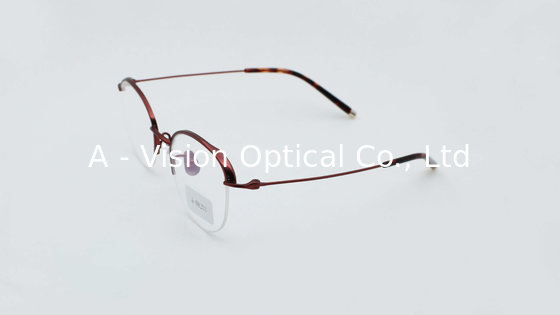 Pure Titanium Frames Simi rim Unisex Ultralight high quality cool eyeglass supplier