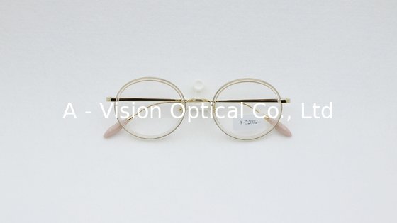 UltraLight titanium acetate Retro round Fashion Eyeglass frame for Men Women supplier