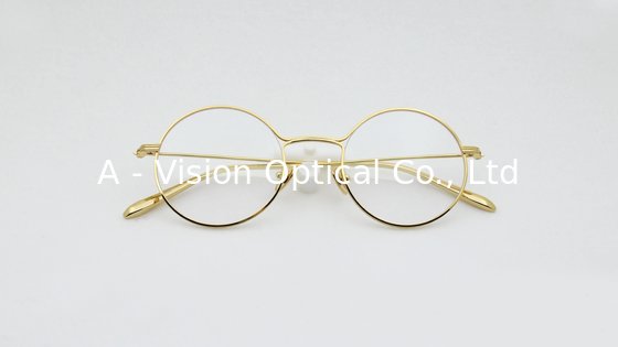 Titanium Eyeglass Frame Non-prescription Round Untralight High quality Unisex eyewear supplier