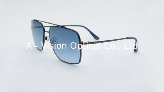 Retro Inspired Square Metal Circle Polarized Sunglasses for Men UV 400 supplier