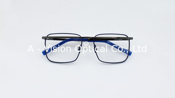 Creative designer metal Sunglasses Unisex Glasses Suqare shape demo clear lens supplier