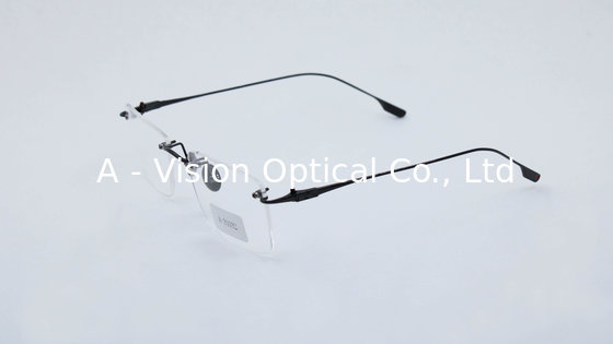 Unisex reading glasses frame titanium high quality glasses rimless collection 2019 supplier