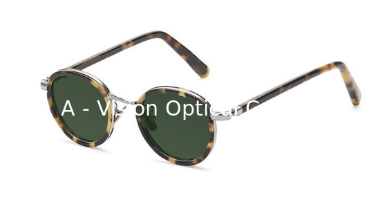 Retro Polarized Round Sunglasses for Men Women Vintage Handmade aceteta Sunglasses Women 70s 80s old school supplier