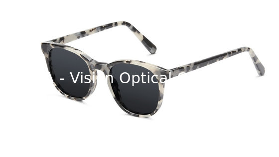 Vintage Acetate Sunglasses for Men Women Classic Retro Designer Style with Handmade Acetate 100% UV 400 Protection supplier