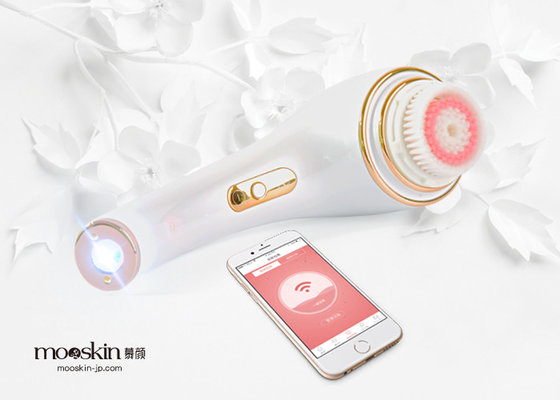 Electronic Facial Cleansing Brush Rotating / Electric Body Scrub Brush