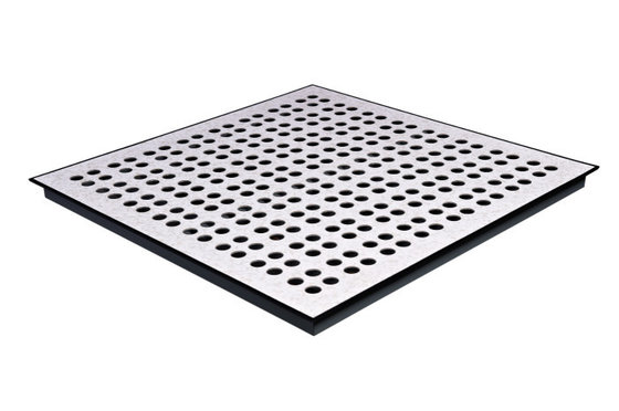 Corrosion Proof Perforated Raised Floor Tiles , Raised Access Perforated Flooring