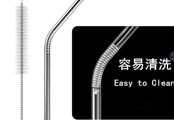 Eco-friendly 304 &316 stainless steel drinking straw