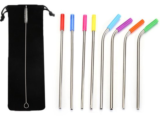Eco-friendly 304 &316 stainless steel drinking straw
