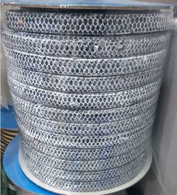 carbon fiber braided packings impregnated PTFE mulsion
