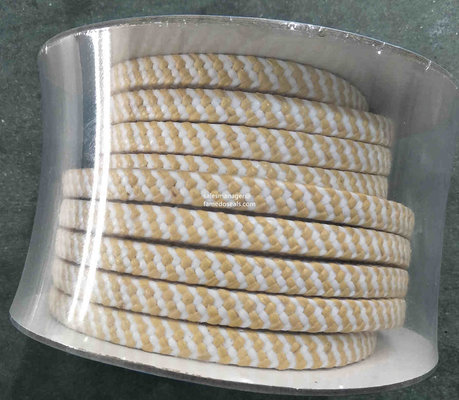 aramid with white PTFE braided packings impregnated PTFE