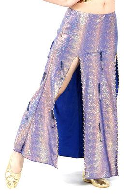 Performance hip cover belly dancing skirt with beading tassels costumes