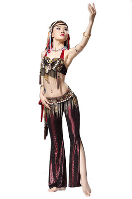 Custom Sexy arab tribal belly dance costumes  , belly dancing dresses