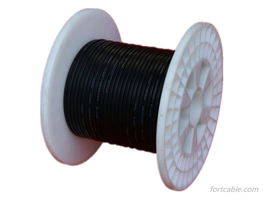 Flexible Silicone Rubber Insulated Wire , Black Color High Temp Silicone Wire