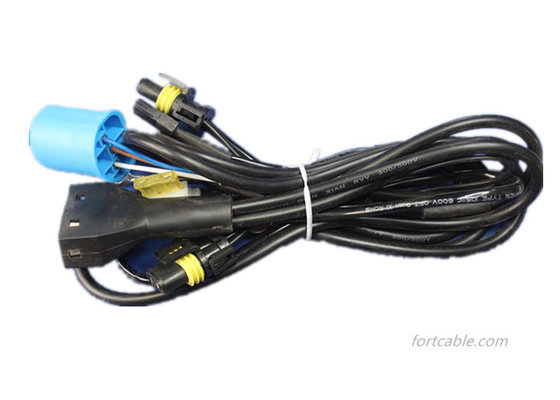 Rated Voltage 12V Wire Harness Assembly Copper Conductor Teflon Coated