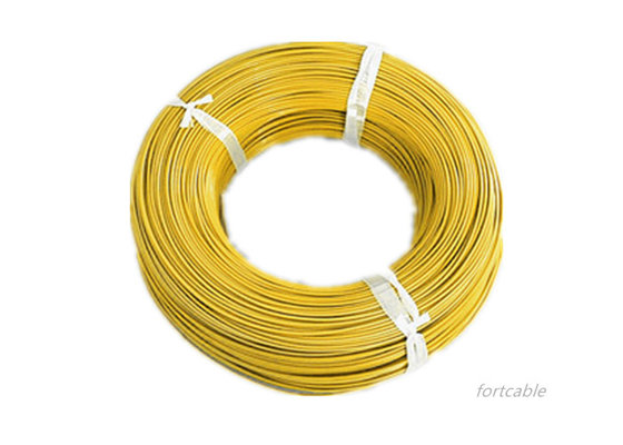 High Temperature 250℃ PFA Insulated Wire Yellow Color For Metallurgy Chemical Series