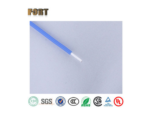 Single Conductor PTFE Equipment Wire , 0.90mm Insulation Thickness Teflon Jacketed Cable
