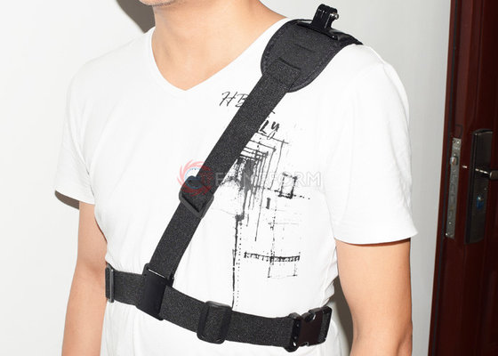 OEM Shoulder Sports Camera Strap , Adjustable Action Camera Chest Mount Harness
