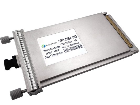 1295~1310nm 100G Optical Transceiver 10Km LC 4×24G Duel Fiber Module