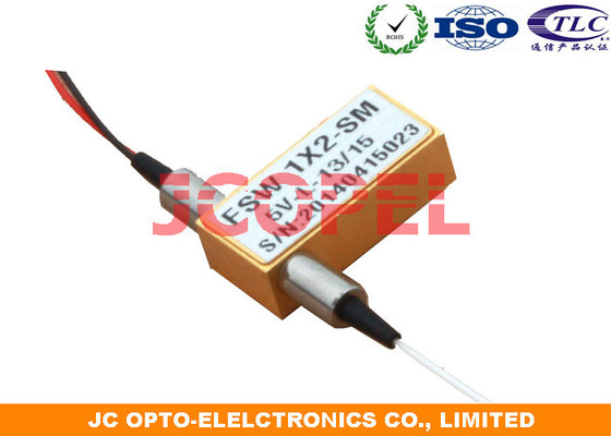 Manageable Optical Fiber Ethernet Switch 1550nm 5V Latching 1x2 for Fiber Optical Protector