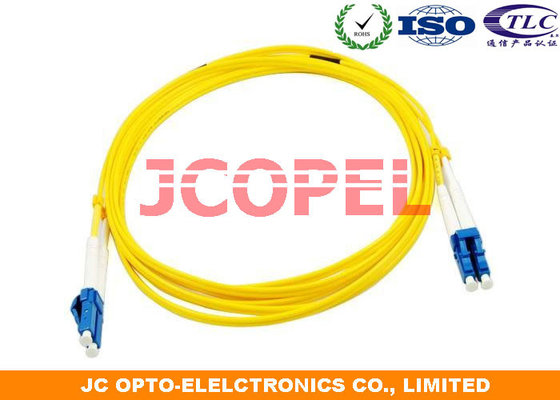 Duplex Fiber Optic Patch Cord LC / PC TO LC / PC Single Mode G652D Fibre
