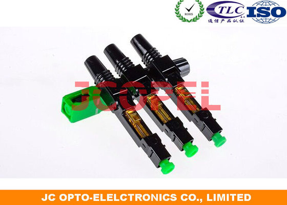 SC APC Fast Fibre Optic St Connector ABS Drop Cable Quick Connection