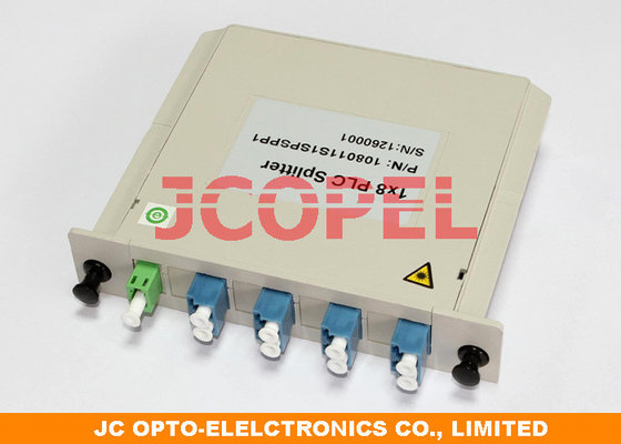 Cassette PLC Splitter 1x8  Module for Optical Distribution Box High reliablity