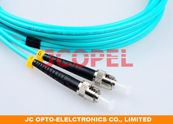 OM3 Fiber Optical Patch Cord ST UPC to LC UPC Connector 3.0m Jumper Cable