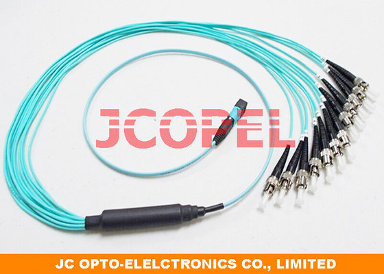 Original MPO / MTP To FC / UPC Fiber Patch Cord With OM3 Fiber Cable