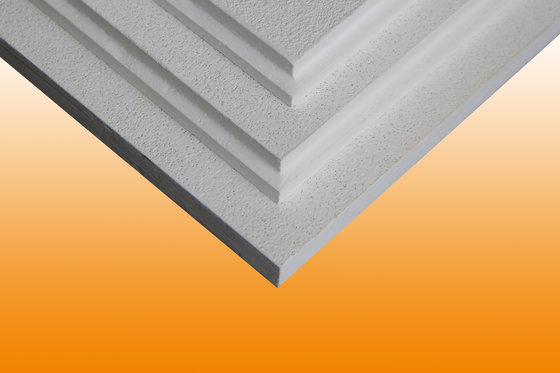 Compounded Fiberglass Soundproof Ceiling Tiles , 600 x 600 Ceiling Tiles 20mm 15mm