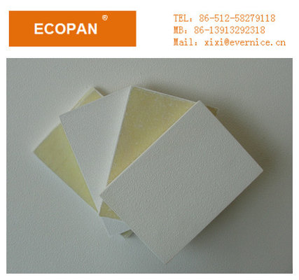 White Square Fiberglass Ceiling Panels , Edge Acoustic Modern Buildings Ceiling Board