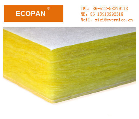 Moisture Resistant Coloured Ceiling Sound Absorbing Panels / Tiles For Classrooms