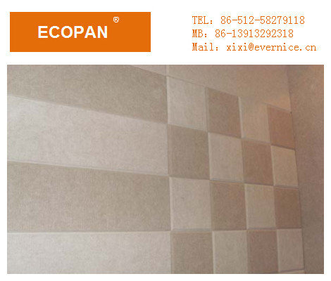 Fire Proof Fiberglass Fabric Wrapped Wall Panels Energy-saving For Theatre