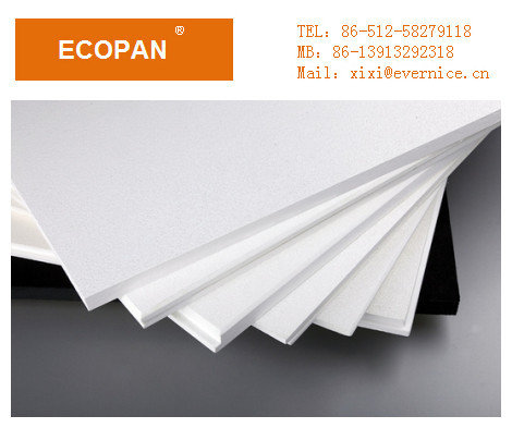 15mm Durable Fiberglass Ceiling No Sagging / Warping For Halls