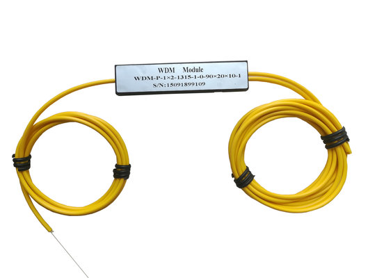 T1550R1310/1490 Steel Tube CWDM Mux Demux Module Wavelength Division Multiplexing