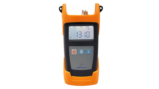 Handheld fiber optical light source measuring optical loss , Optical fiber sensors