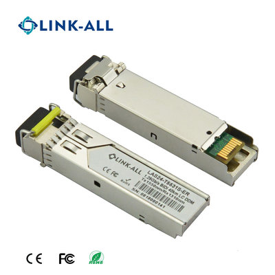 DDM Function 1.25G 1550NM Transceiver With 40km Distance LC Port